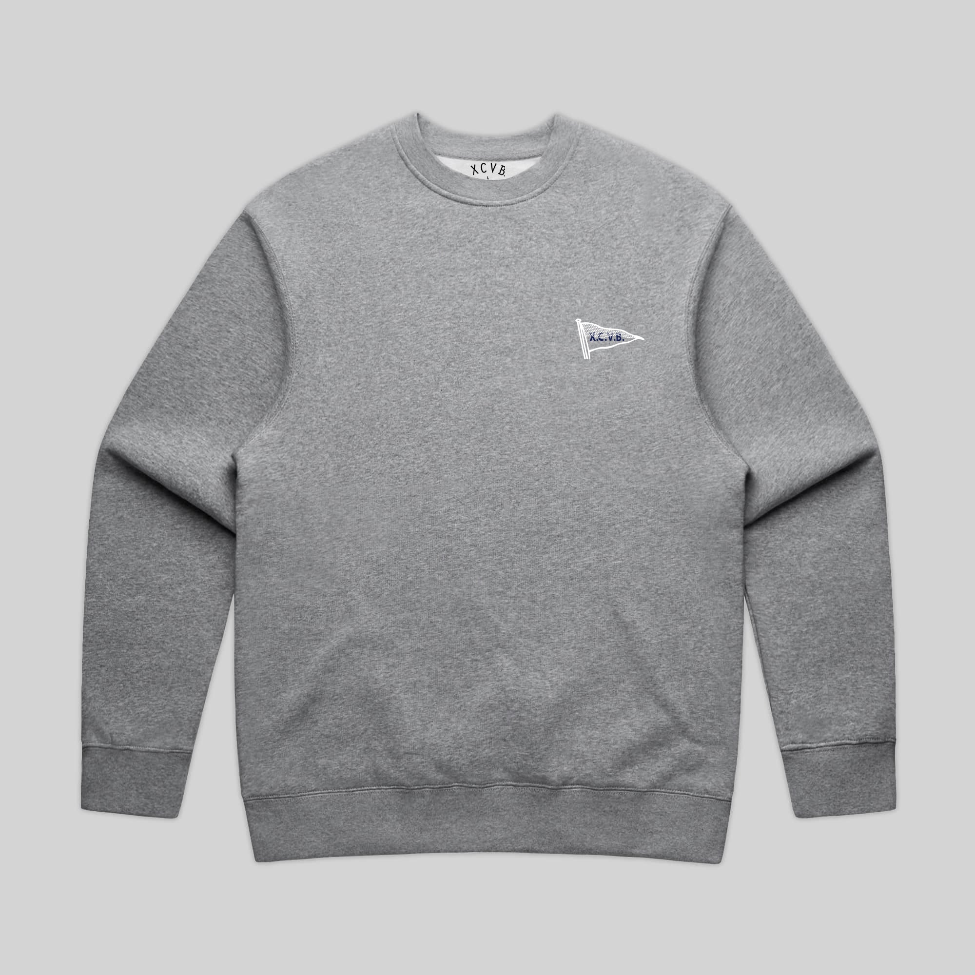XCVB Grey Flagship Sweater || UK Independent Streetwear Clothing Brand ...