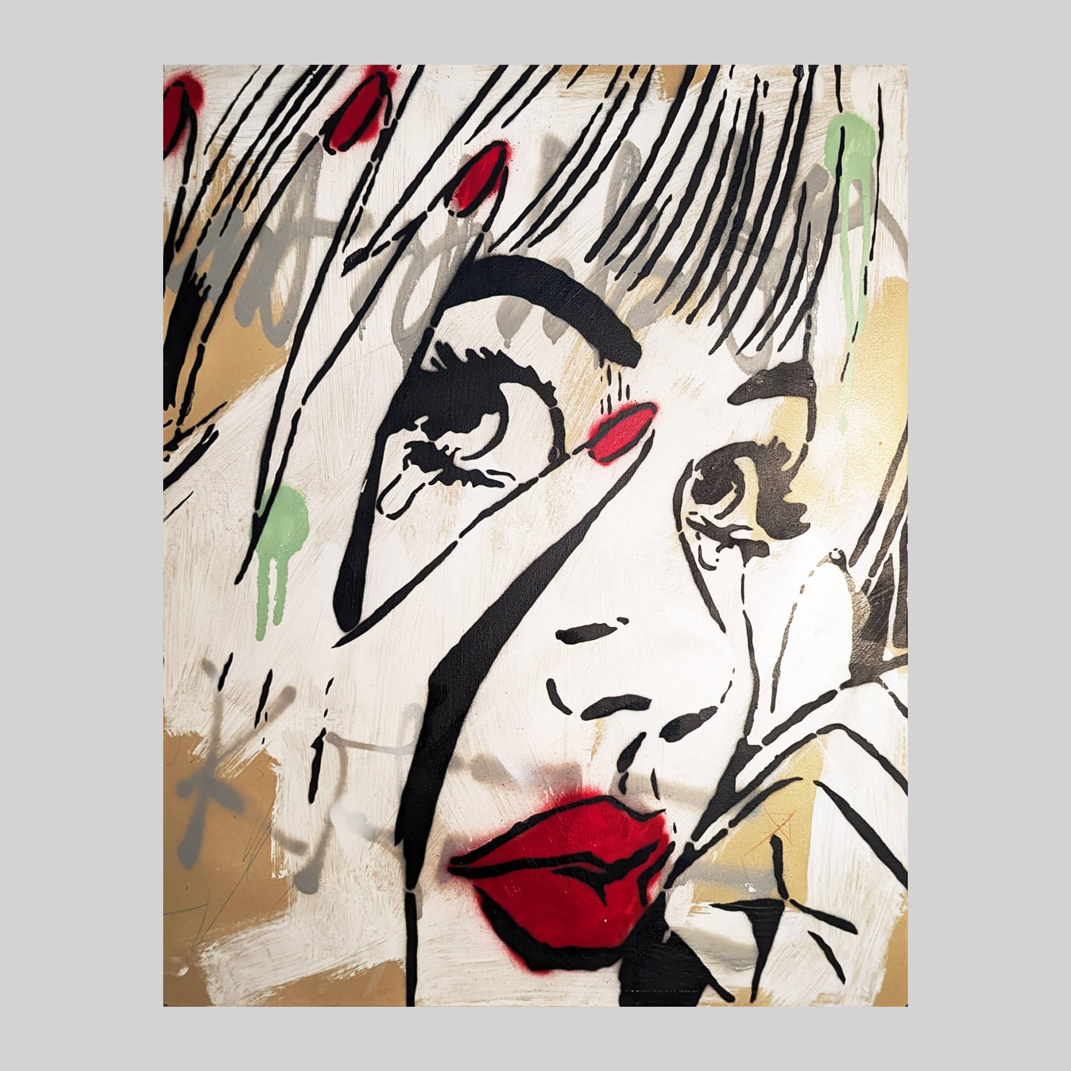 After Laughter Original XCVB Canvas Art Work | XCVB