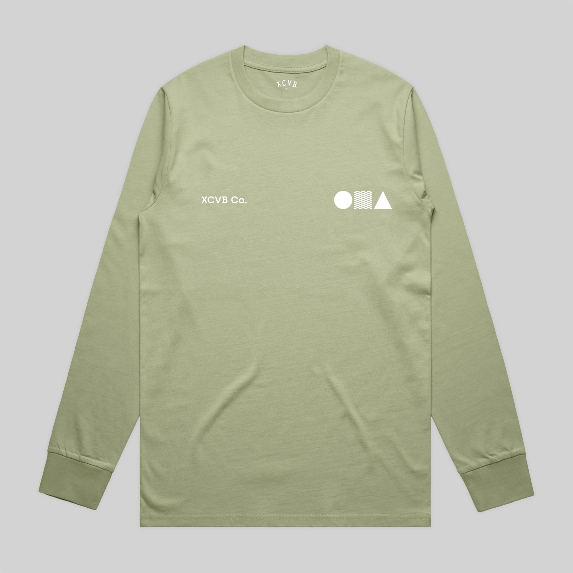 XCVB Shapes Sage Long Sleeve T-Shirt || UK Independent Streetwear ...